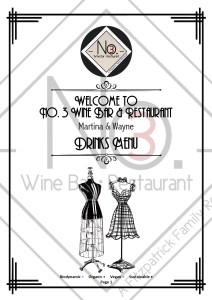 Menus/Gallery – No. 3 Wine Bar & Restaurant